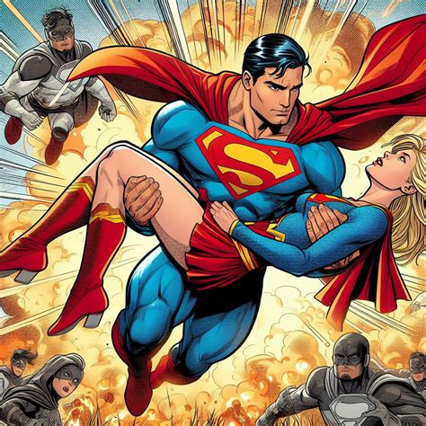 Superman Carry Supergirl 5 By Lepantzeus On Deviantart