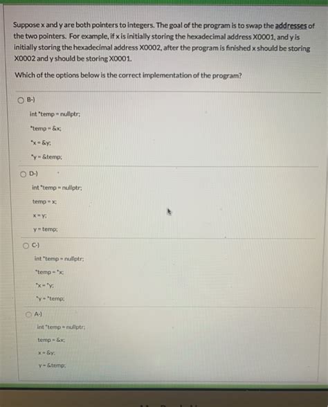 Solved Suppose Ptr 1 And Ptr2 Are Both Pointers To Integers Chegg