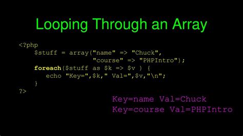 php arrays dr charles severance ppt download