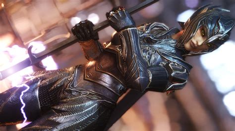 Truly Light Elven Armor Female For Sse Replacer Standalone At