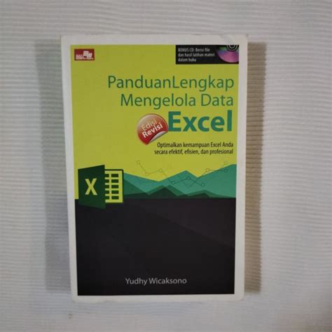 jual panduan lengkap mengelola data excel edisi revisi shopee indonesia