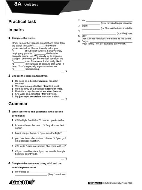 practical task pdf