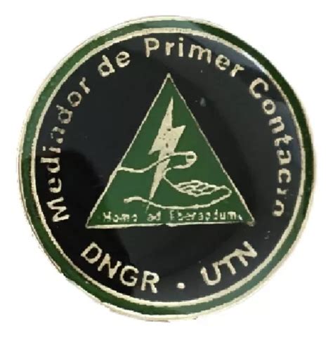 Pin Metálico Curso Utn Mediador Primer Contacto Aventureros Cuotas