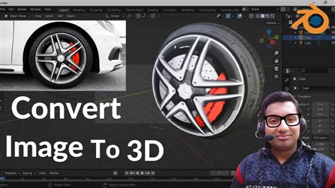 Convert 2d Image Into 3d Model Ai To 3d Blender For Beginners Youtube