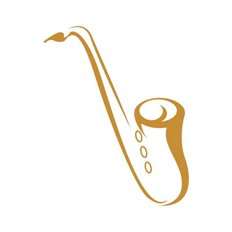 Premium Vector Saxophone Logo Icon Design