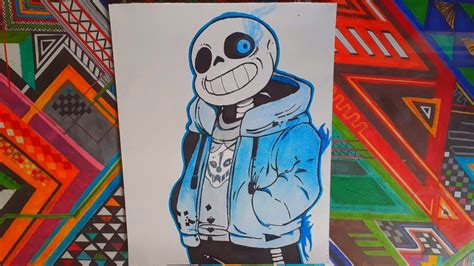 Como Dibujar A Sans How To Draw Sans Youtube