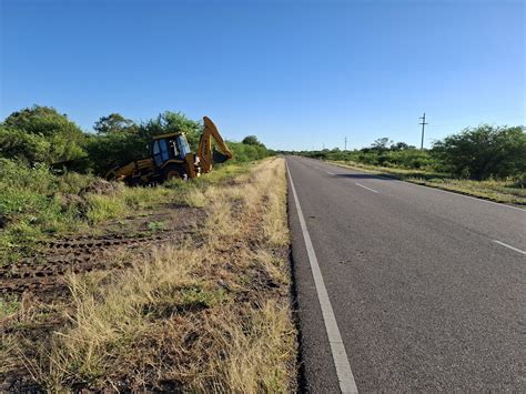 Vialidad Provincial realiza trabajos de mantenimiento en La Dormida y zonas aledañas Sur