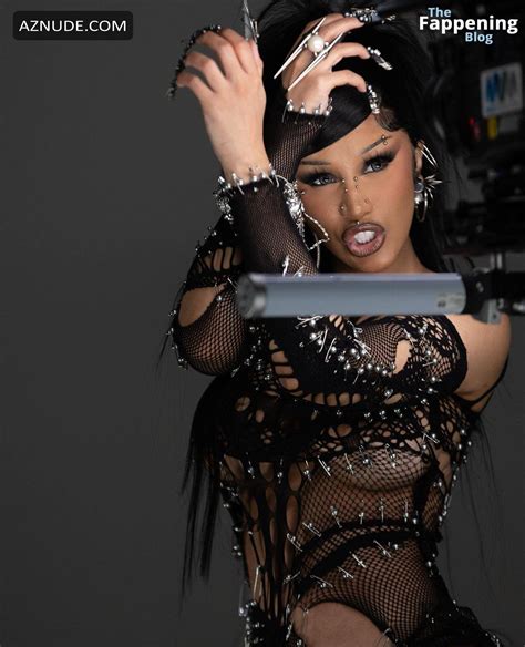 Cardi B Stuns In Nude Enough Miami Music Video Promo Shoot AZNude