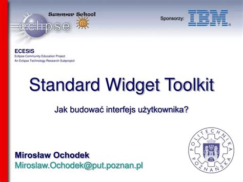 Ppt Standard Widget Toolkit Powerpoint Presentation Free Download Id6127675