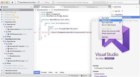Visual Studio For Mac Debug Nunit Test Evernice