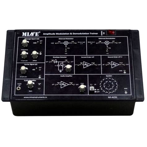 Amplitude Modulation Demodulation Mi Ac01 Mine Instruments Pvt Ltd