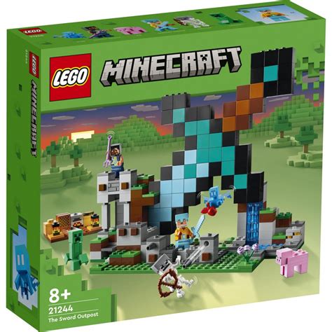 Lego Minecraft Sværd Forposten 21244 Multi Billigste Pris Online