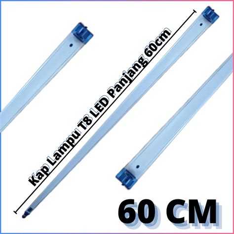 Jual KAP LAMPU TL Cm KAP LAMPU T Mm RUMAH TL LED HOUSING Cm PUTIH Shopee Indonesia