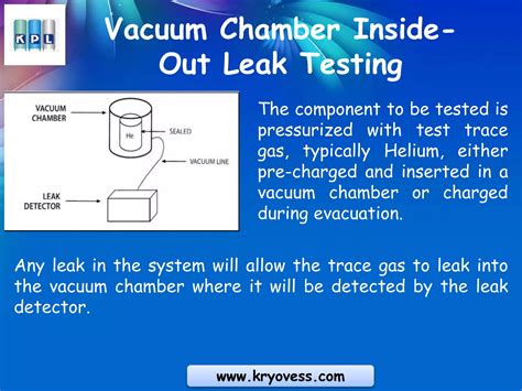Leak Testing Different Types Of Leak Testing Methods Helium Leak