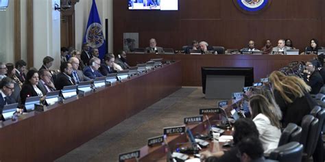 Venezuela OEA aprueba por consenso una resolución que pide publicar