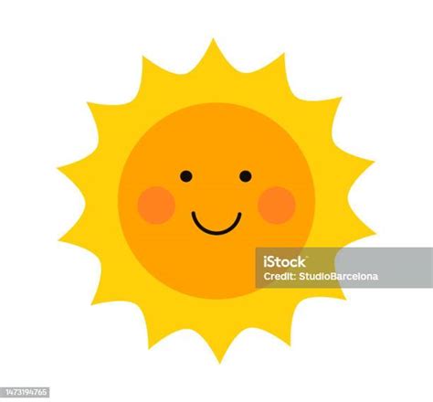 かわいい笑顔の太陽のアイコン フラットデザインの太陽エレメントベクトル 太陽のベクターアート素材や画像を多数ご用意 太陽 太陽の光