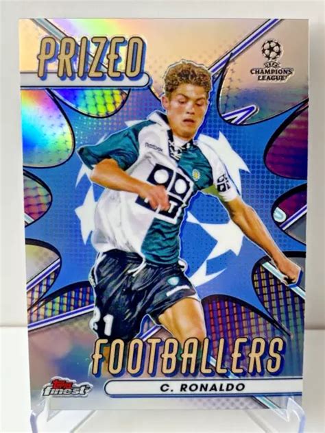 Cristiano Ronaldo Prized Footballers Topps Chrome Ucl 2023 Sporting