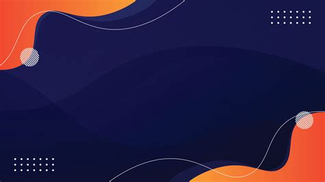 Abstract Dark Blue Background With Orange Waves 32501945 Vector Art At