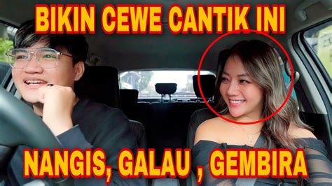 PRANK TAXI ONLINE!! CEWE CANTIK INI AUTO NANGIS GALAU DAN BERGOYANG ...