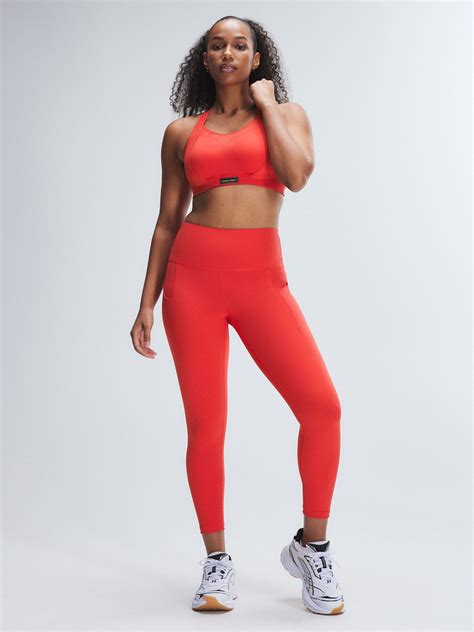Breakthru High Impact Sports Bra In Red Savage X Fenty