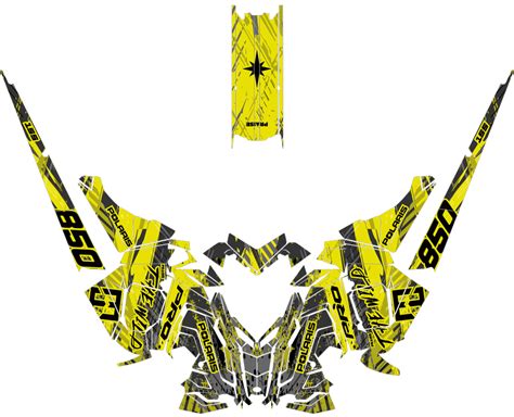 Cyber Grunge Polaris Axys Pro Rmk Sks Snowmobile Wrap Motowrap