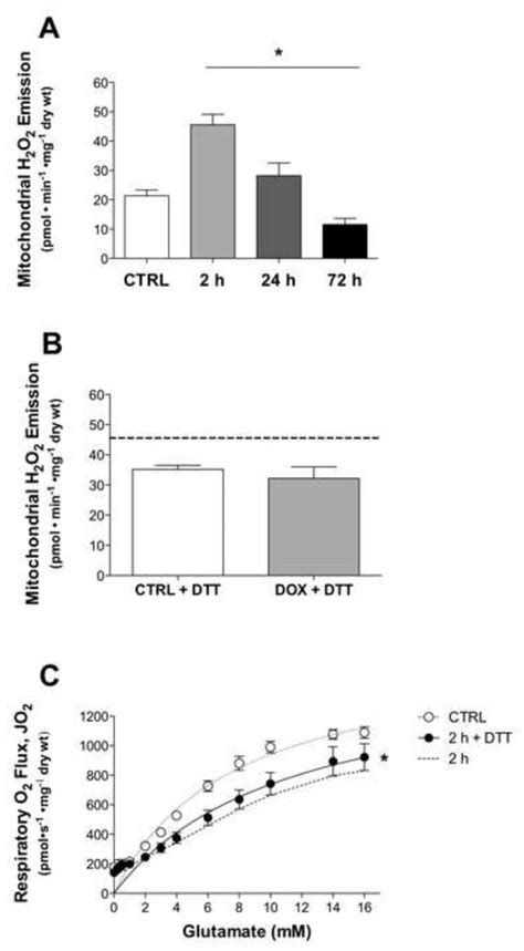 Doxorubicin Effects Mitochondrial H 2 O 2 Emission Mitochondrial H 2 O