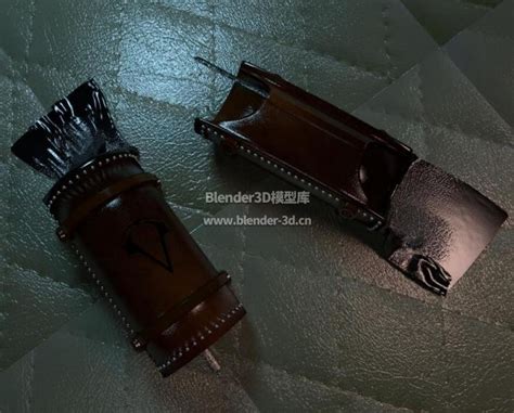 Blender 袖剑3d模型素材资源免费下载 Blender3d模型库