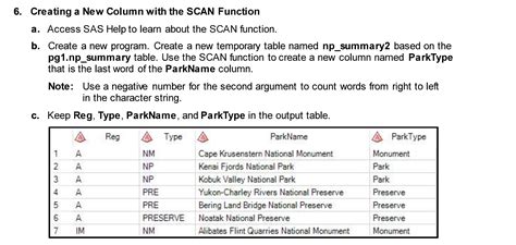 Creating A New Column With The Scan Function A