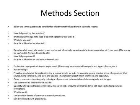 Methods Section