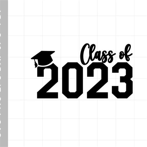Class Of 2023 Stencil Etsy
