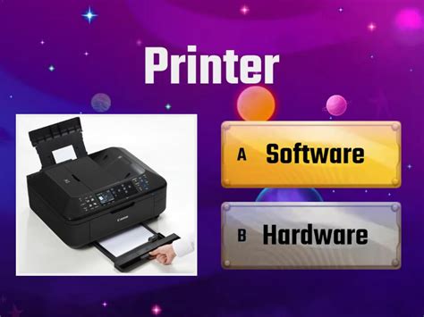 COMPUTER HARDWARE OR SOFTWARE Quiz