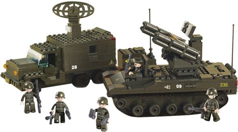 Конструктор Sluban Artillery військова техніка "Зенітно-ракетний ...