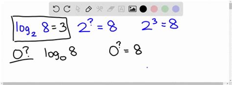 SOLVED The Base Of A Logarithm Can Be Any Positive Real Number Except Use Examples To