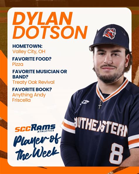 Scc Meet Dylan Dotson The Shortstop For Southeasterns Baseball Team