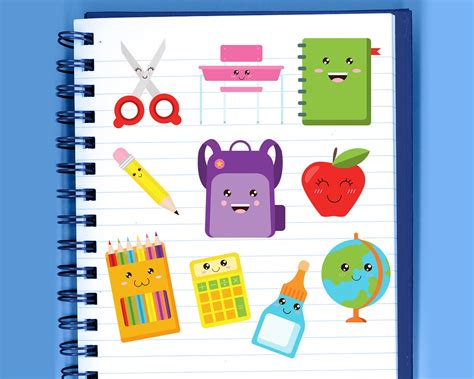 10 Cute Elementary School Classroom Clipart Etsy
