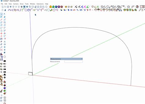 copying a rectangular component around an arch so that the component is