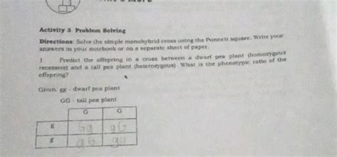 Activity 3 Problem Bolving Directions Solve StudyX