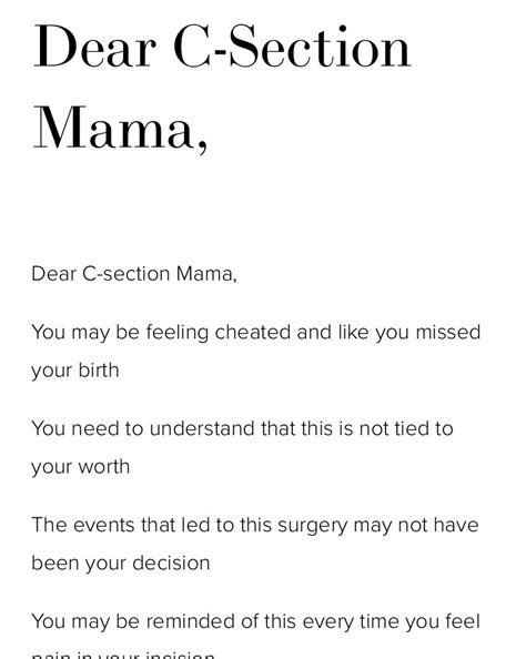 23 Truly Inspirational C Section Quotes For Scar Moms Artofit