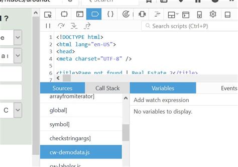 Javascript Closure Compiler Source Map Empty Chrome Or Wrong Firefox Code Window Stack