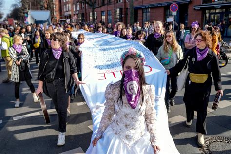 International Womens Day Protests Demand Equal Rights And An End To