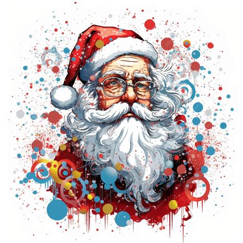 Premium Vector Santa Claus Vector Illustration Artistic