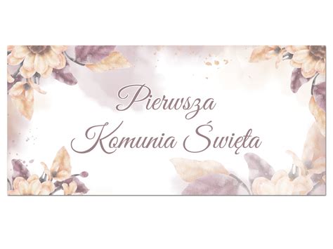 Plakat komunijny I Komunia Święta x cm Dobra Cena Sklep Online Bydgoszcz