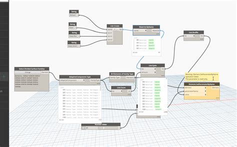How To Randomize Adaptive Component Family Material Revit Dynamo