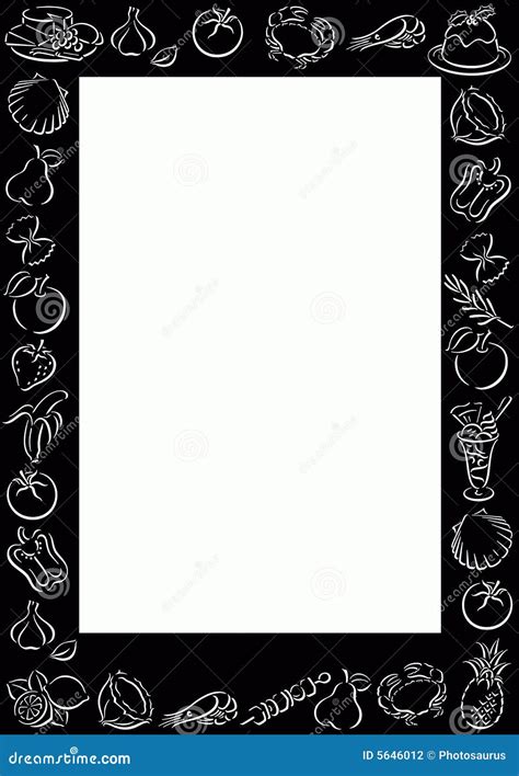 Food Menu Borders