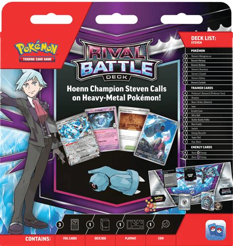 Pokémon Tcg Rival Battle Deck Steven Strefakart Pl