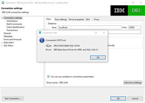 DB2 Query Result Display Field Description Metadata In Column When