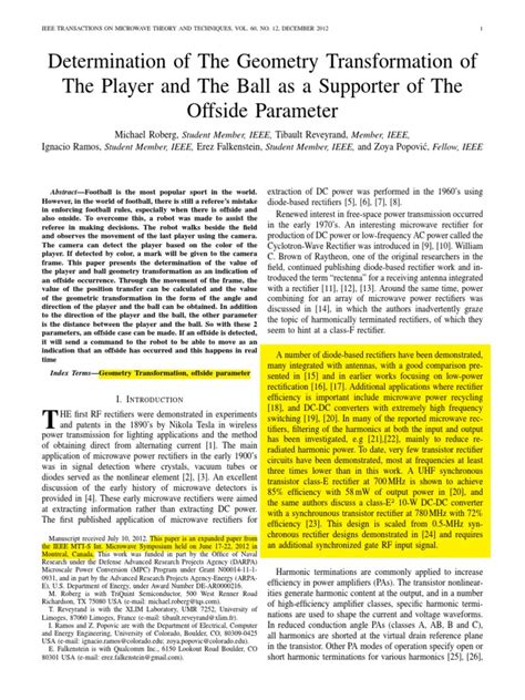 Ieee Journal Submission Trans On Mtt Example Compressed Pdf
