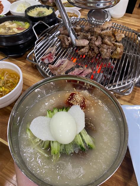 직접 선별한 사골 이용 군산 냉면 맛집 군산 지곡동 저녁 네이버 블로그