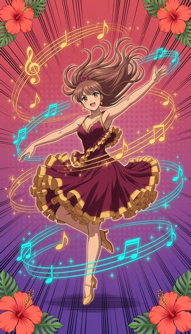 Free Dancing Anime Girl Image Anime Dancer Girl Download At Stockcake