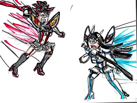 Ryuko Vs Satsuki By Cartoontriper On Deviantart